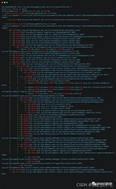 快速定位springboot接口超时问题的神器！springboot排查接口慢问题 Csdn博客