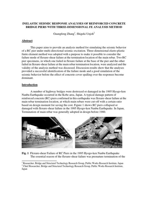Inelastic Seismic Response Analyses Of Reinforced Concrete Bridge Piers With Three Dimensional