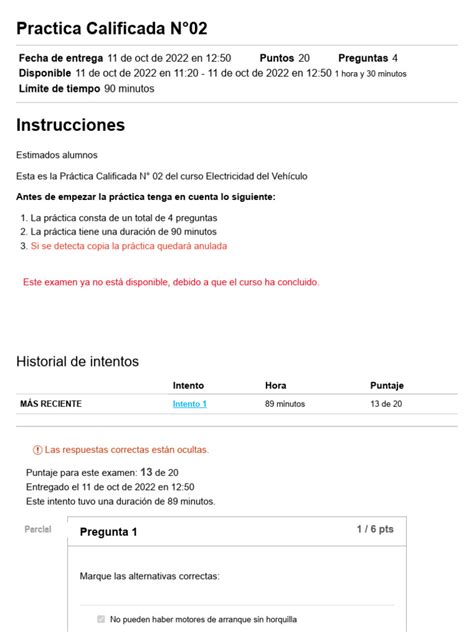 Practica C N°02 Electricidad Del Vehículo Pdf