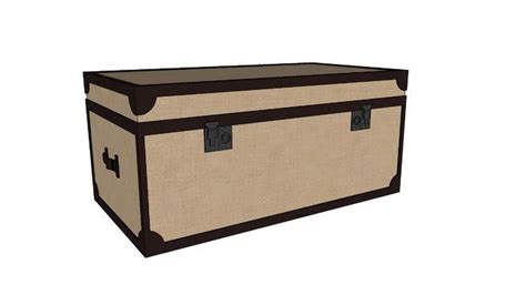 Large Preview Of 3d Model Of Trunk Trunks Sketchup Model Model