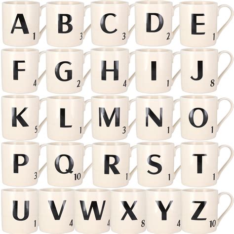 Scrabble Letter Mug Officially Licenced Product 370ml Etsy Uk