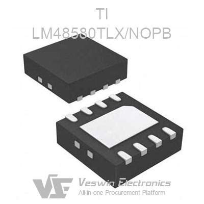 LM48580TLX NOPB TI Audio Amplifiers Veswin Electronics