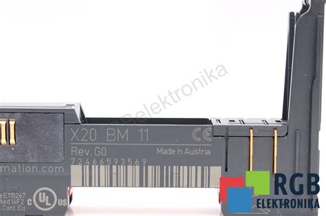 B&R X20 BM 11 Rev G0 PLC Bus Module X20BM11 for sale online | eBay
