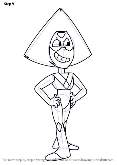 How To Draw Regular Peridot From Steven Universe Steven Universe Step By Step