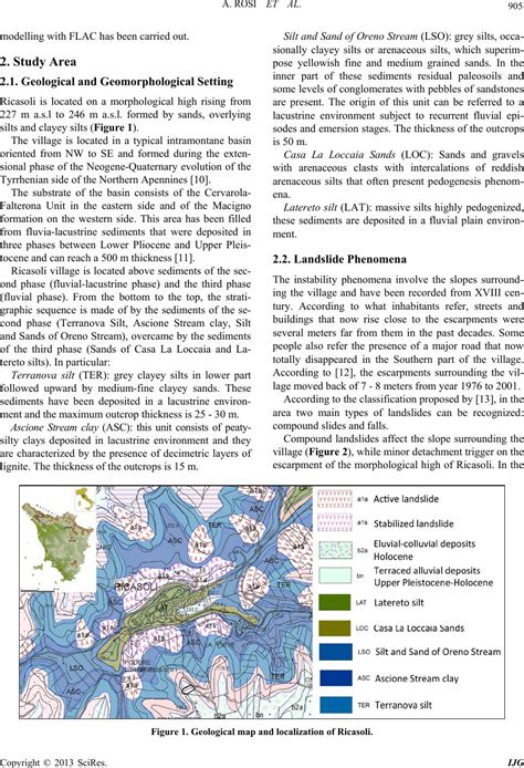 Landslide Characterization Using Satellite Interferometry Psi Geotechnical Investigations And