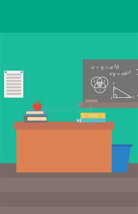 Background Of Classroom Stock Vector Illustration Of Certificate