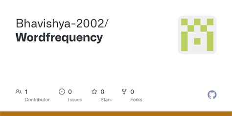 Github Bhavishya 2002wordfrequency