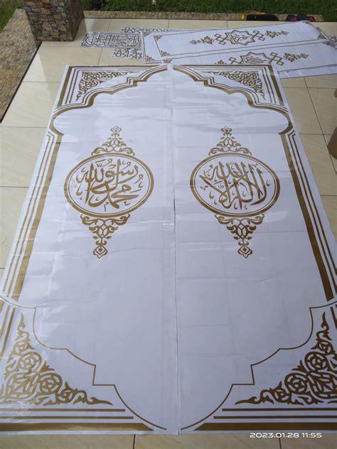 Sticker Kaligrafi Masjid Motif Apik Di Bulungan Tribun JualBeli