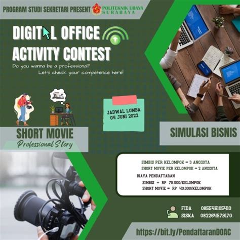 Digital Office Activity Contest Event Eventkampus