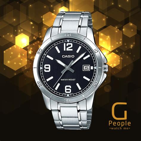 Casio Mtp V004d 1b2v Mtp V004d 1b2 Mtp V004d Mens Watch 100 Original Shopee Malaysia