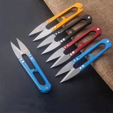1pcs U Shape Thread Trimmer Cutter Spring Scissor Embroidery Sewing