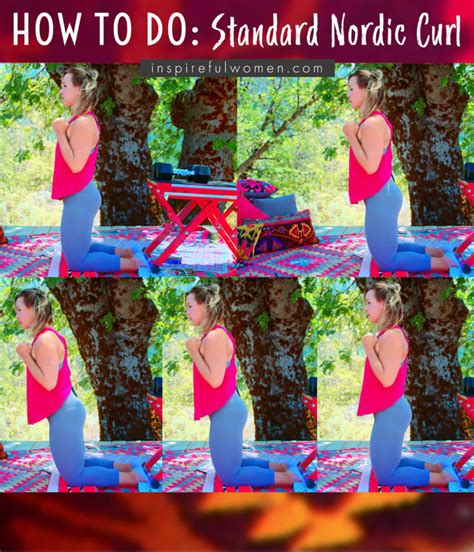 Standard Nordic Hamstring Curl Inspireful Women