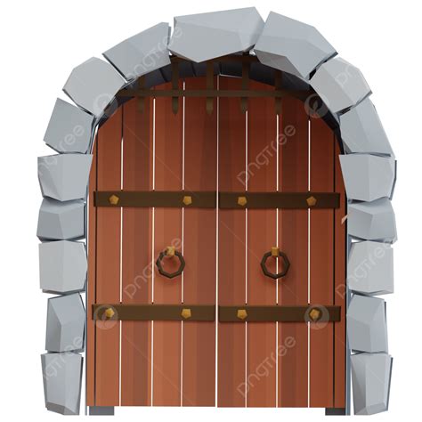 Castle Closed Gate Castle Wooden Gate Wooden Gate Wood Gate Png