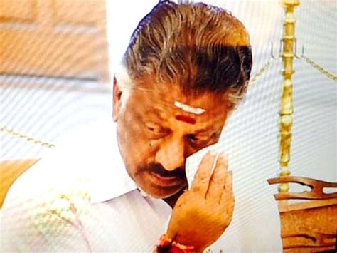 Tearful Panneerselvam Takes Oath As Tamil Nadu Cm Latest News India