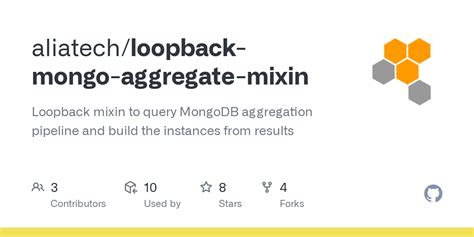 GitHub Aliatech Loopback Mongo Aggregate Mixin Loopback Mixin To Query MongoDB Aggregation