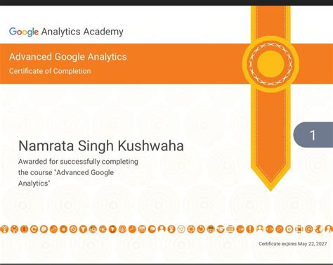 namrata singh kushwaha on linkedin certificate of achievement i am