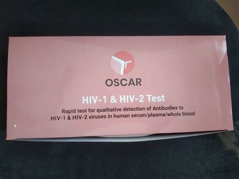Oscar Hiv 1 And Hiv 2 Test Kit Number Of Reactions Preps Kit 50 Kits