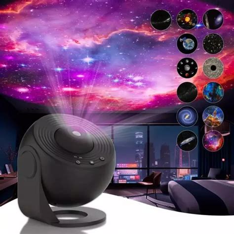 12in1 Planetarium Galaxy Starry Sky Projector Night Light Rotating Star