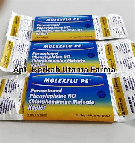 Molexflu Pe Strip Isi 10 Tablet Lazada Indonesia