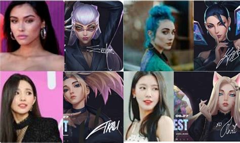 Kda 멤버 은근 닮았네 ㅋㅋ Opgg