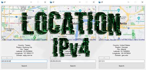 Github Milkren Location By Ipv4 Determination Of Location Domain Etc By Ip Winforms