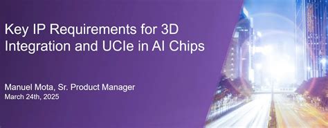 Synopsys Webinar Detailing Ip Requirements For Advanced Ai Chips