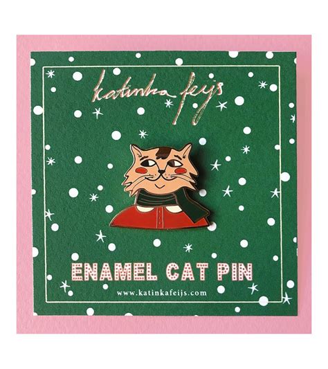 Pin Anstecker Herr Kater Katinka Feijs Kitatori Schweiz