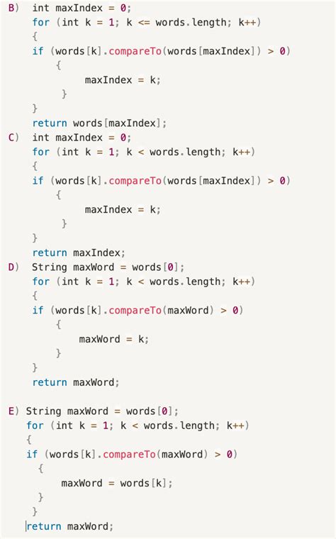 Solved Consider The Following Instance Variable And Chegg