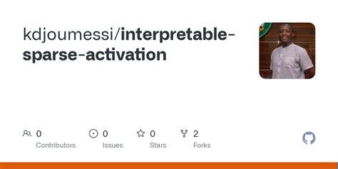 GitHub Kdjoumessi Interpretable Sparse Activation