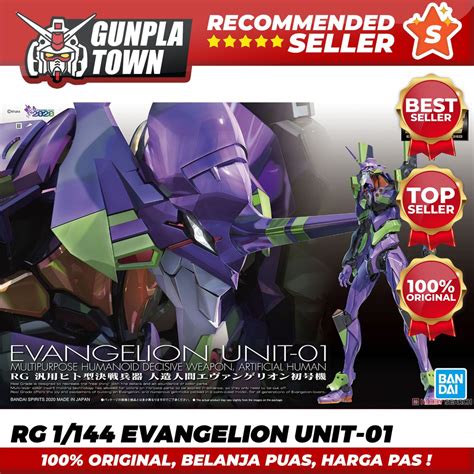 Jual RG BANDAI EVANGELION 01 EVA 01 Shopee Indonesia