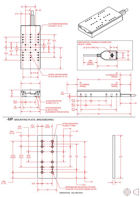 ANT95L Series Single Axis Linear Direct Drive Nanopositioning Stages