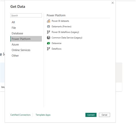 Get Data Does Not Show All Power Platform Connecto Microsoft Fabric Community