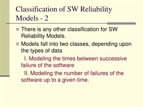 Ppt Software Reliability Modeling Powerpoint Presentation Id290897
