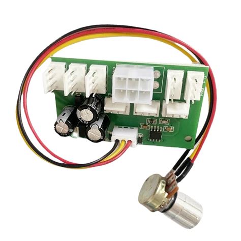 DC12V FAN CONTROLLER 3 4 Wire PWM Fan Speed Governor 8 Way For Computer Case Fan EUR 4 39