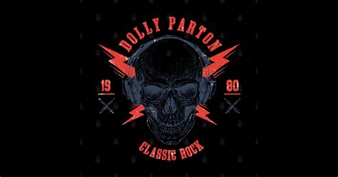 Dolly Parton Classic Rock 80s Dolly Parton Sticker Teepublic