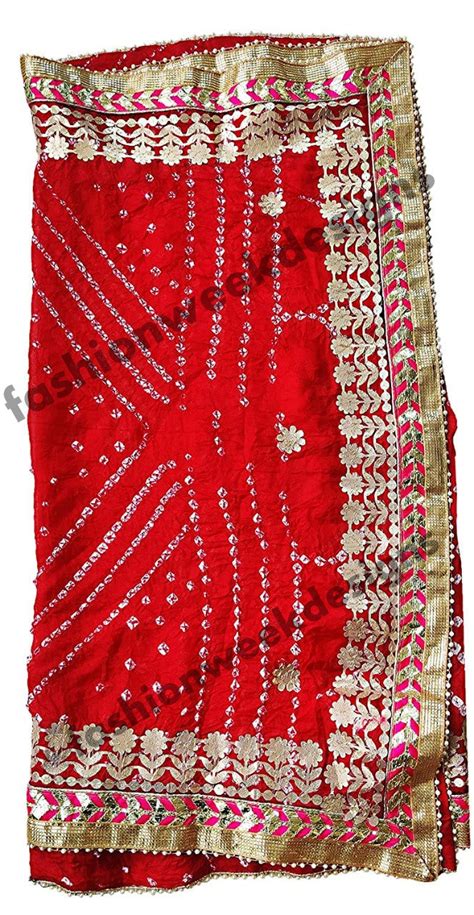 Jaipuri Rajasthani Women Silk Bandhani Bandhej Suit Lehengha Etsy
