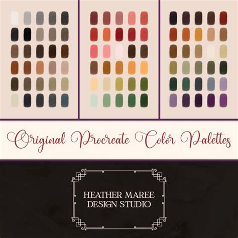 Procreate Color Palette Color Schemes Procreate Color Swatch Color Palette Color Color