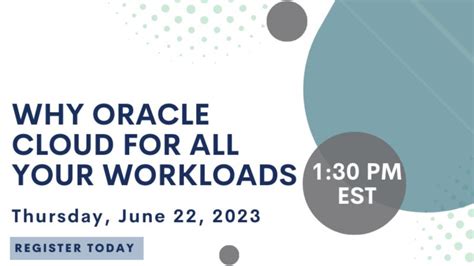 Andrew Luna On Linkedin Why Oracle Cloud For All Your Workloads Mythics