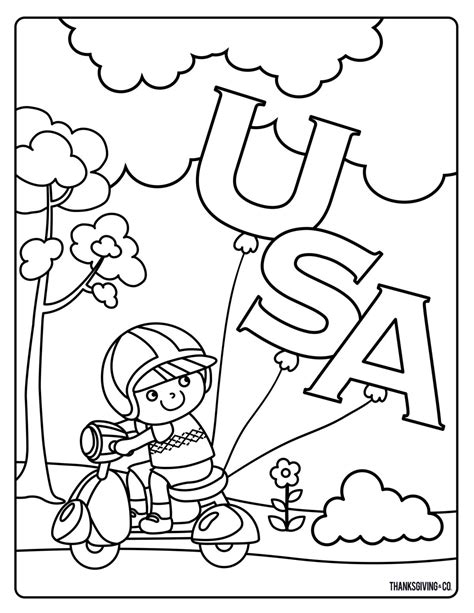 Memorial Day Coloring Page