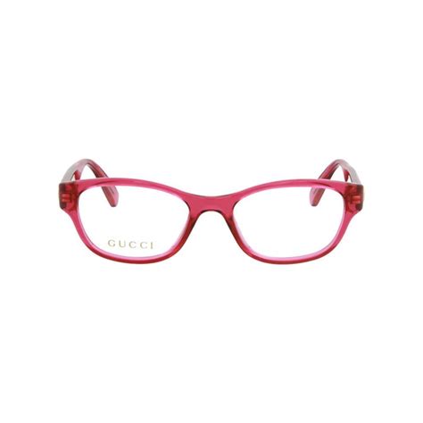 Gucci Square Frame Injection Optical Frames In Pink Lyst