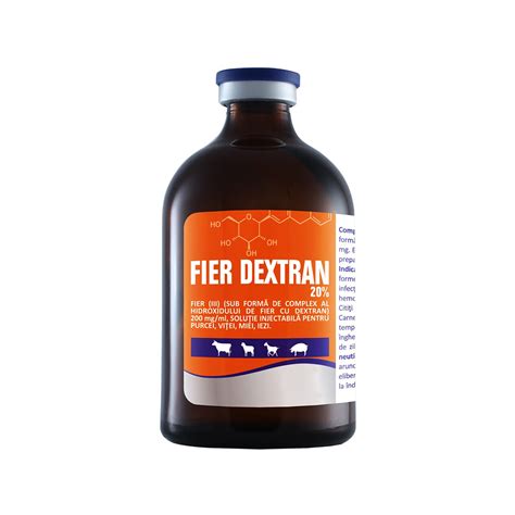 Solutie Injectabila Multispecie Fier Dextran 20 20ml Biotur