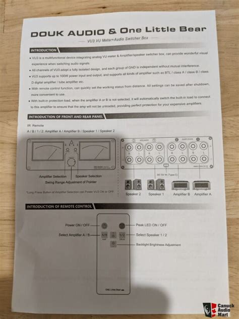 Douk Dual Analog VU Meter Analyzer Photo 4683115 US Audio Mart