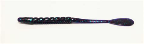 Sugar Cane Worm 07 Junebug Red Flake Big Bite Baits Inc