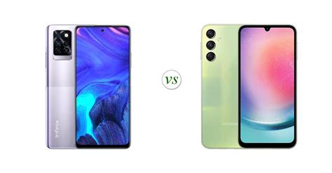 Infinix Note 10 Pro 2022 Vs Samsung Galaxy A24 Side By Side Specs