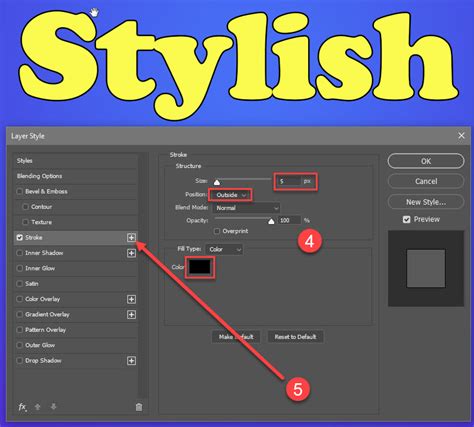 Add Multiple Strokes In Photoshop Cc Hoffman Art Design