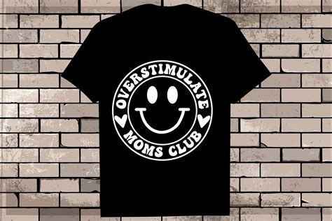 Overstimulated Moms Club Graphic By Vintage Designs · Creative Fabrica
