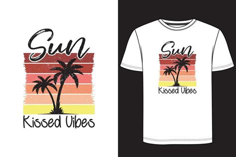 Sun Kissed Vibes T Shirt Design 26835319 Vector Art At Vecteezy