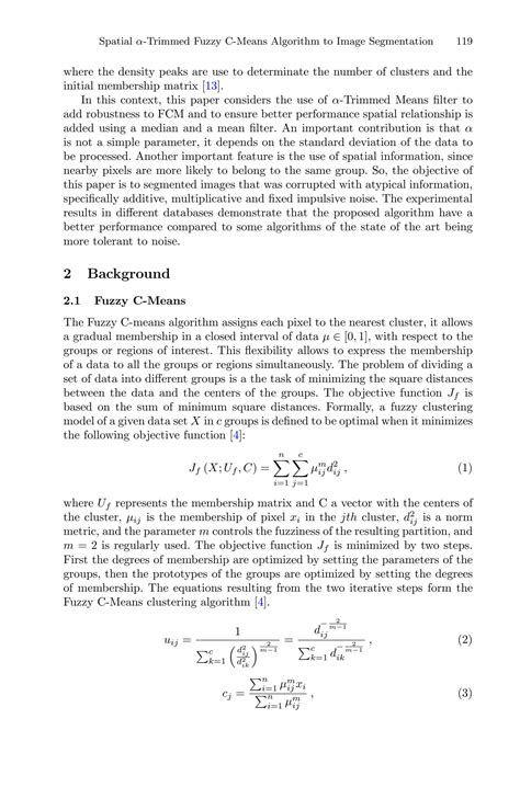 SOLUTION Spatial Trimmed Fuzzy C Means Algorithm To Image Segmentation