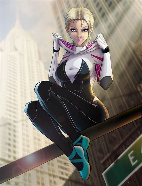 Gwen By Teban On Deviantart Top Superhero Movies Marvel Spider Gwen Superhero Movies