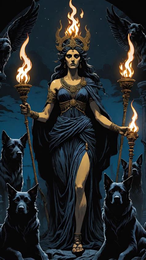 Goddess Of The Crossroads Hekate Hecate Daria Klushina Artofit